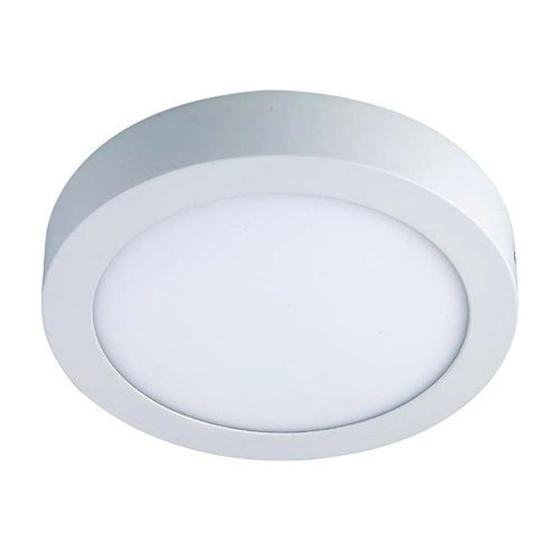 Lampara led de techo para sobreponer circular 12w luz blanca-extraled ...