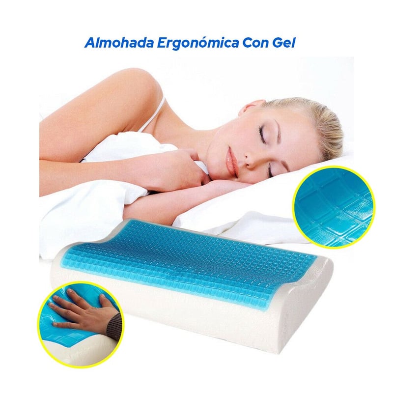 Almohada Ergonómica Con Gel HOLGU | falabella.com