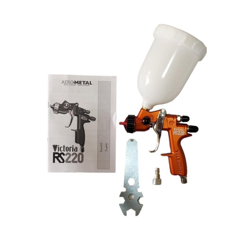 PISTOLA PARA PINTAR ALTA GAMA AEROMETAL VICTORIA RS220 VICTORIA ...