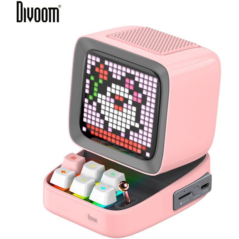 Divoom ditoo-plus retro pixel art portátil bluetooth altavoz VATYERTY | falabella.com