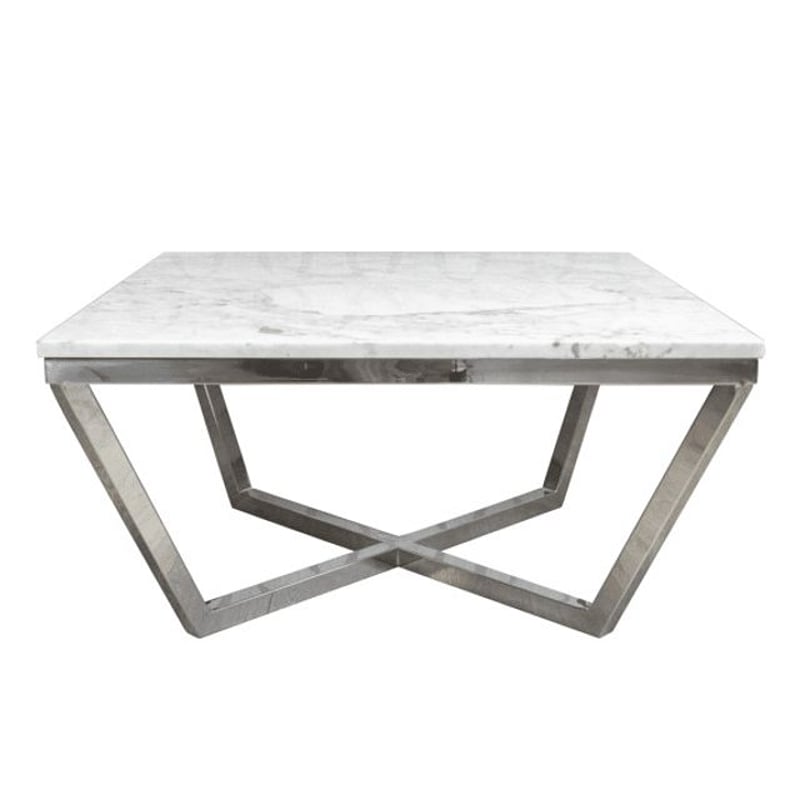 Mesa de Centro Ice Silvery - Mármol DECOR MESAS | falabella.com