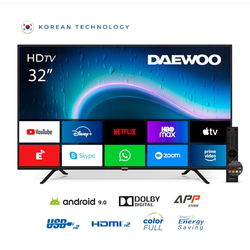 Televisor LED 32 HD Smart DW-32A214HD Digital DAEWOO | falabella.com