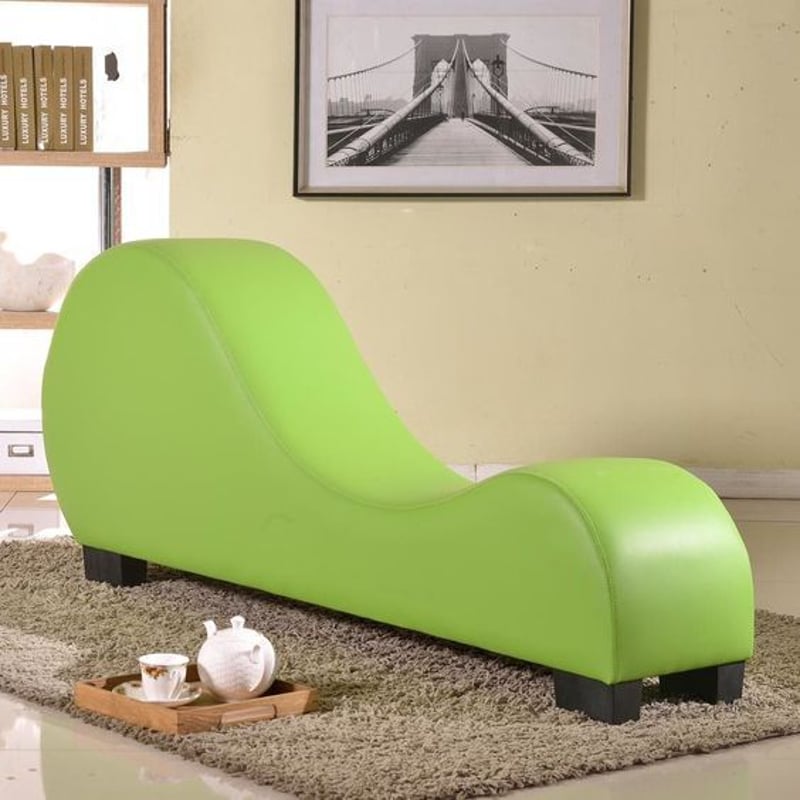 Sillón Divan Tántrico Love Ultracuero color verde GENERICO | falabella.com