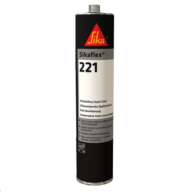 Sellador y adhesivo de poliuretano Sikaflex 221 gris x 300ml SIKA ...