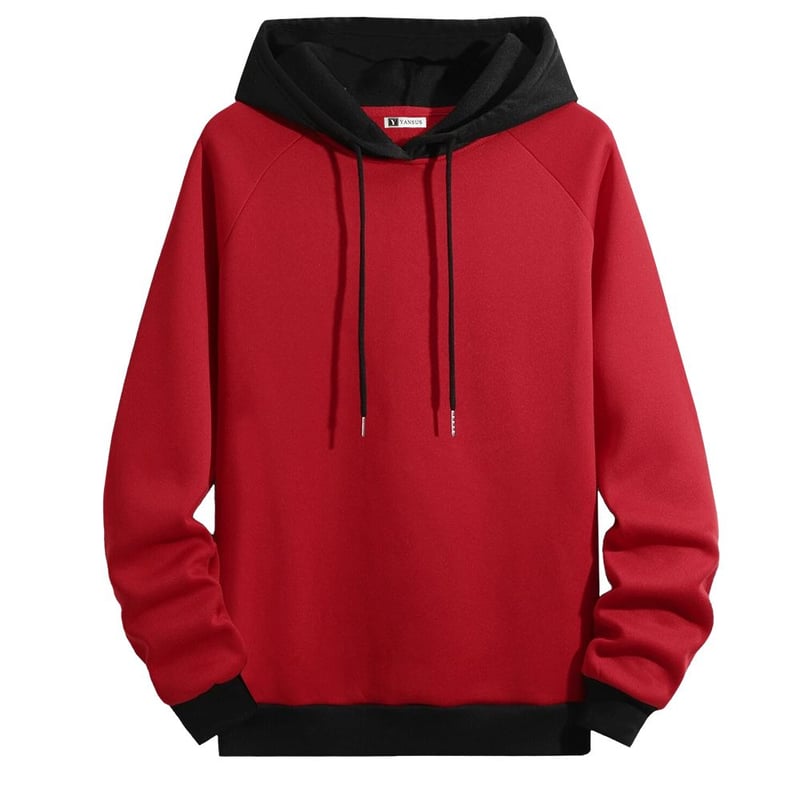 Polera Hombre Yansus Rojo Capucha Negro YANSUS | falabella.com