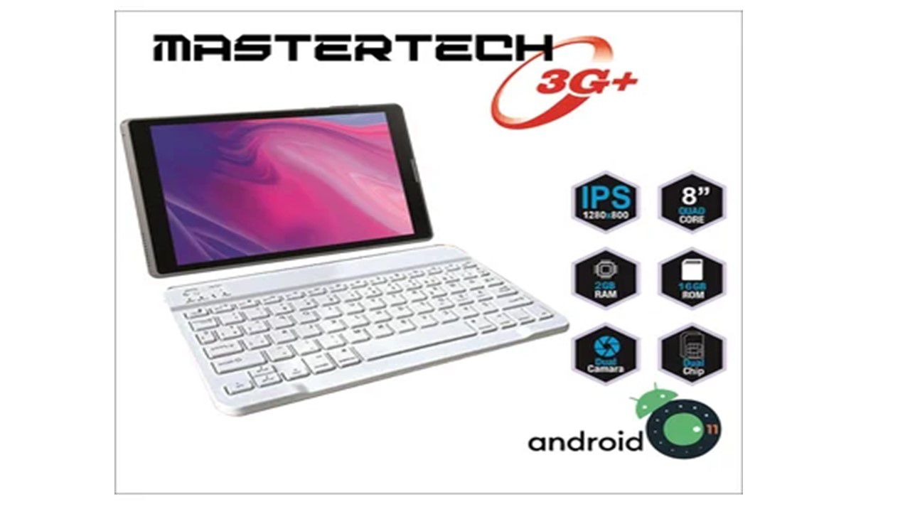 Tablet 8? Teclado Mastertech 3G Quadcore 16GB2GB - Negro MASTERTECH ...