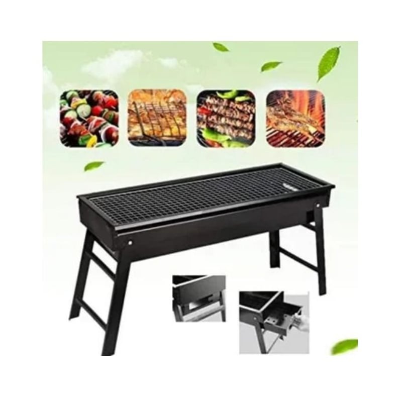 Parrilla a Carbón Plegable Portátil Jardín Terraza Camping GENERICO ...
