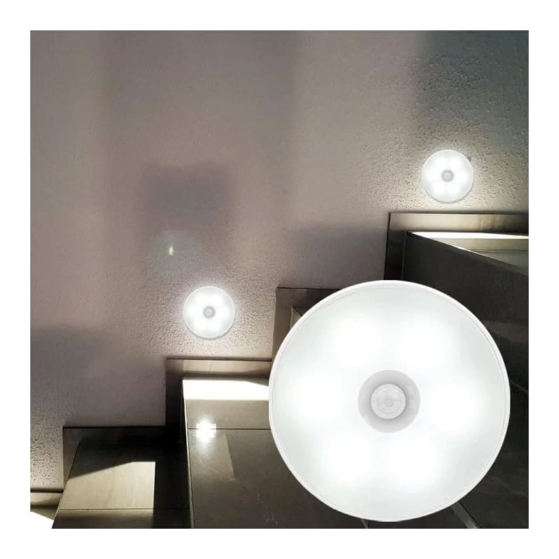 Foco Luz Recargable Led Sensor Movimiento Imantado Portatil GRETAIL ...