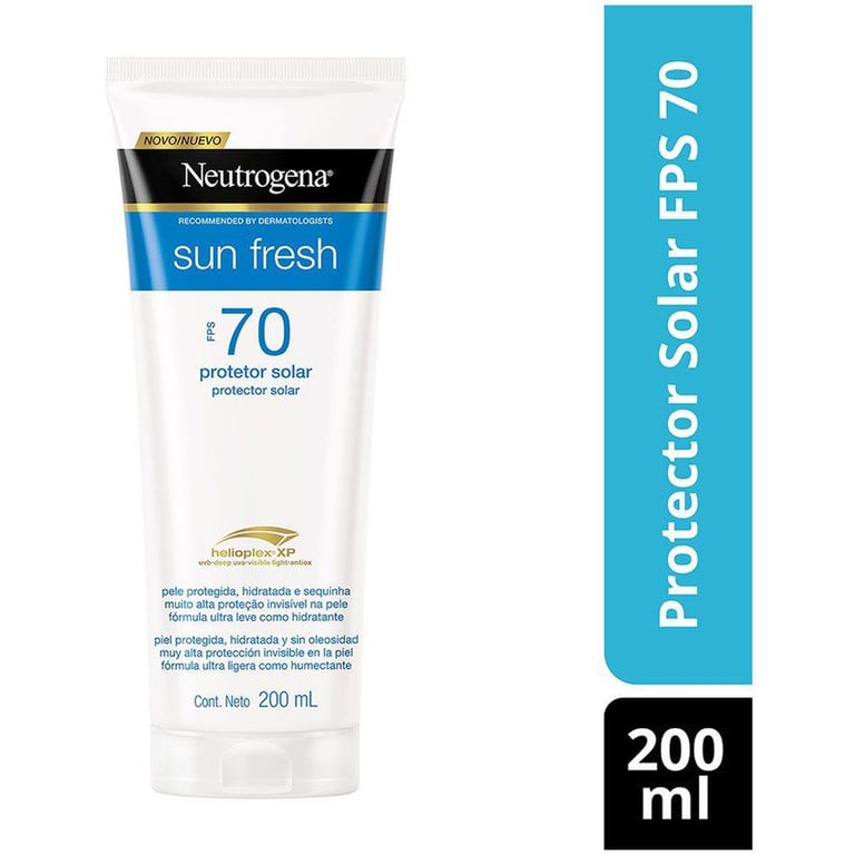 Protector Solar FPS 70 Neutrogena Sun Fresh 200ml NEUTROGENA ...