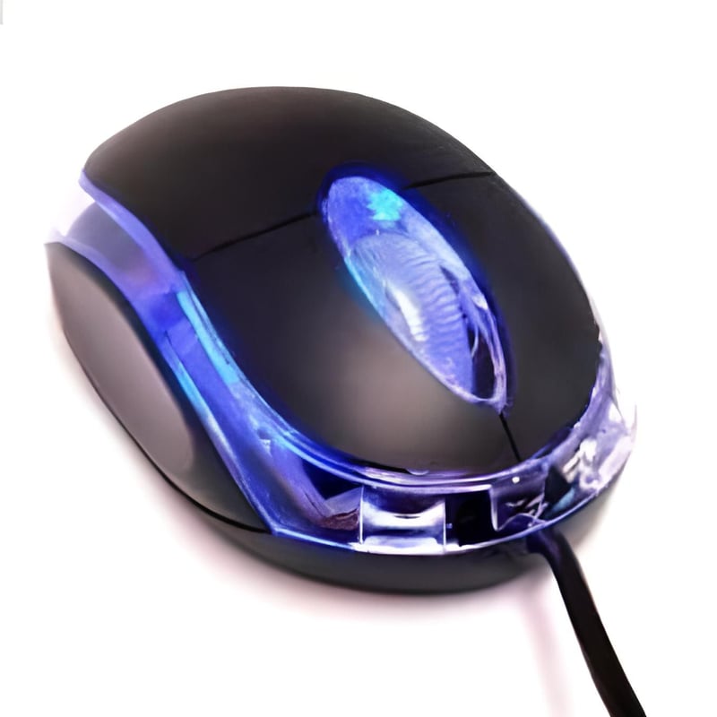 Mouse Optico 1000dpi Alta Sensibilidad Original Rueda 3D Interfaz USB ...