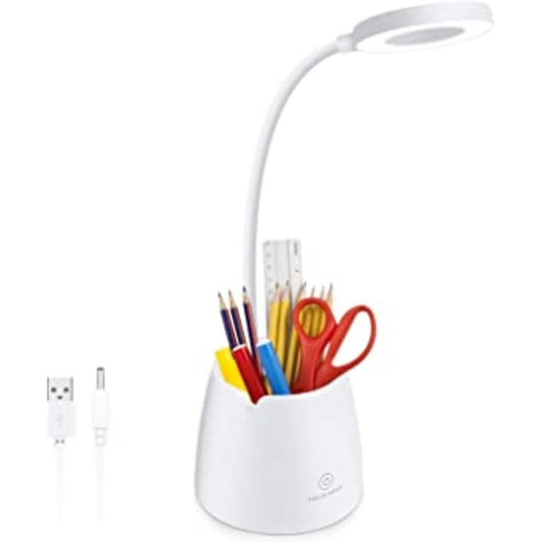Lampara Led Escritorio Recargable Porta Lapicero Y Celular Generico
