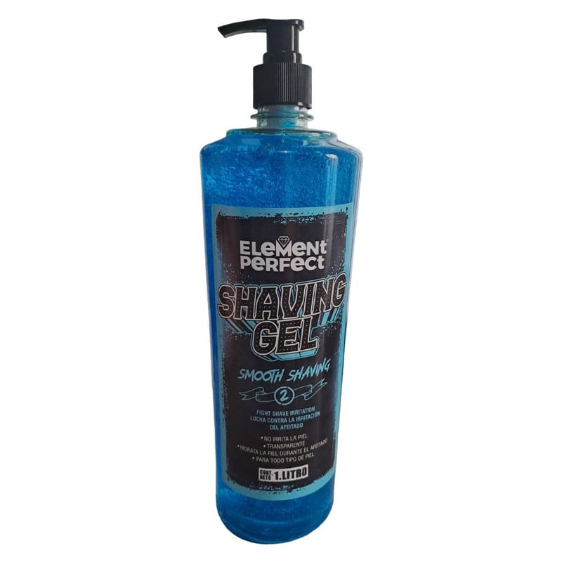 Shaving Gel Element Perfect Gel Para Afeitar 1 litro Azul ELEMENT ...