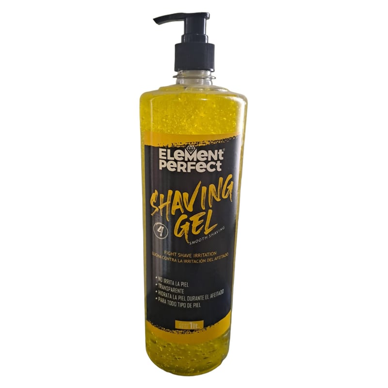 Shaving Gel Element Perfect Gel Para Afeitar 1 litro Amarillo ELEMENT ...