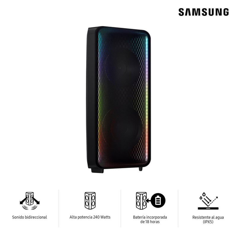 Torre de sonido Samsung Bluetooth 240W MX-ST50B SAMSUNG | falabella.com