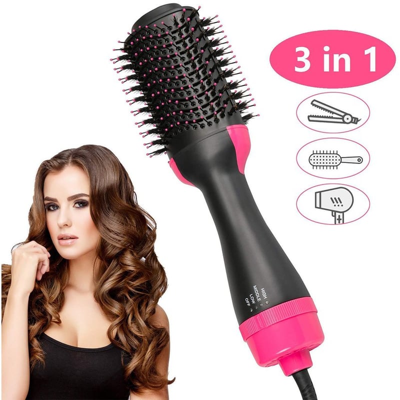 Cepillo secador cabello alisador ondulador 3 en 1 multifunción SEISA ...