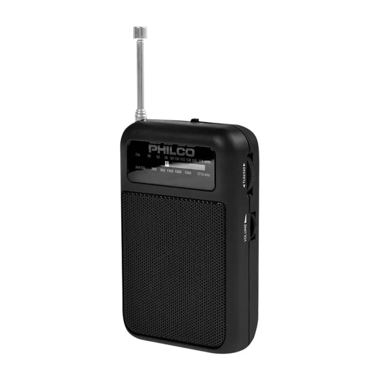 RADIO AMFM PORTÁTIL PHILCO PHR1000-BKNEGRO PHILCO | falabella.com
