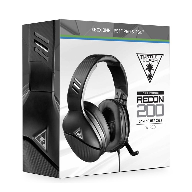 AUDIFONO PS4 TURTLE BEACH EARFORCE RECON 200 HEADSET NEGRO TURTLE BEACH ...