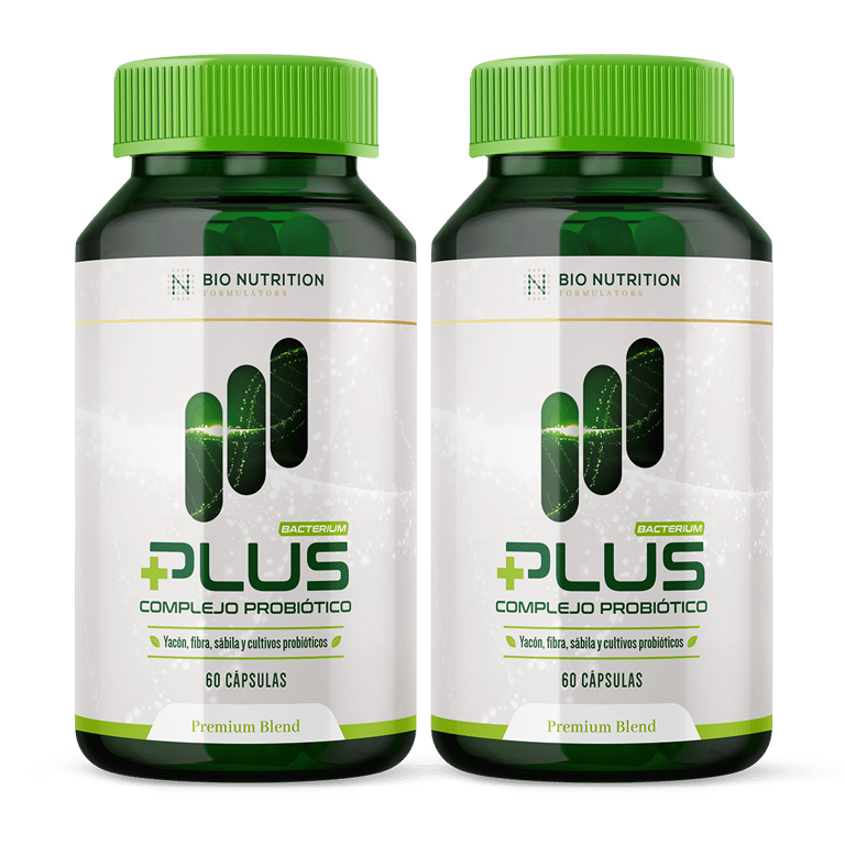 Bacterium Plus Complejo Probiótico x 2 - 60 cápsulas c/u BACTERIUM ...