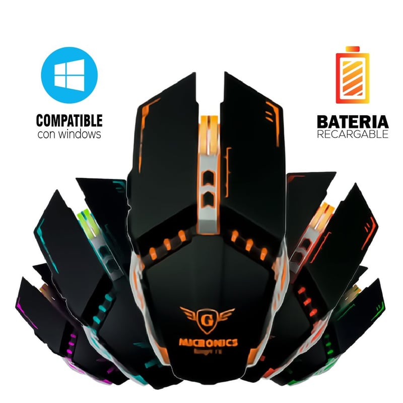 Mouse Gamer Ranger RX Inalámbrico Recargable MICRONICS | falabella.com