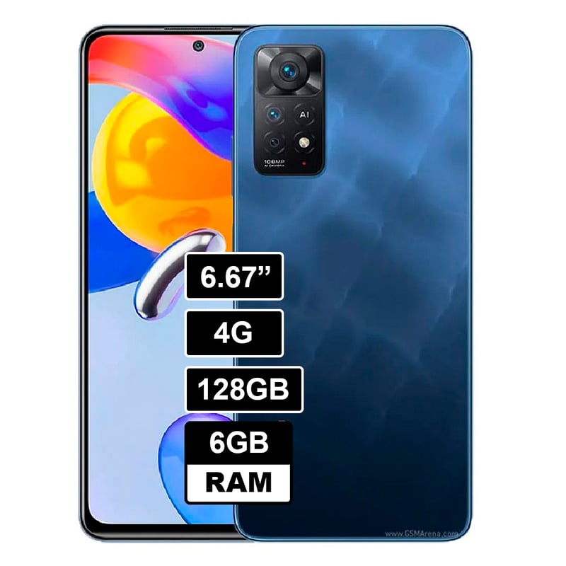 REDMI NOTE 11 PRO 4G 128GB 6GB - AZUL XIAOMI | falabella.com