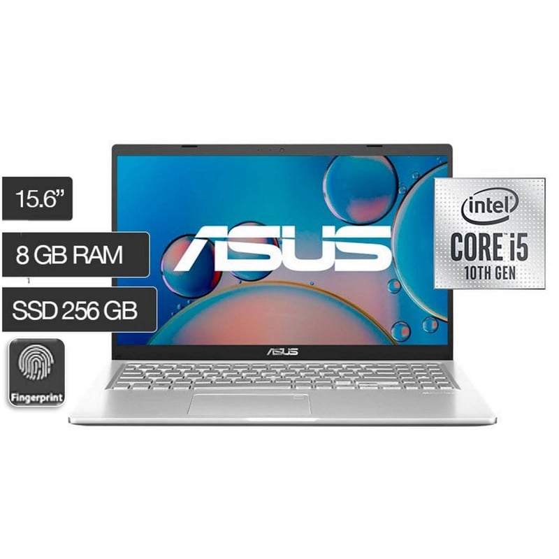 Laptop Asus Intel Core i5-10TH RAM 8GB SSD 256GB 156 FHD Mouse de ...