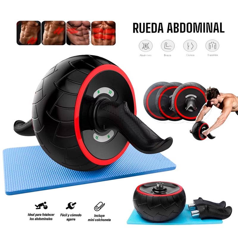 Rueda abdominal fitness ejercicios GENERICO | falabella.com