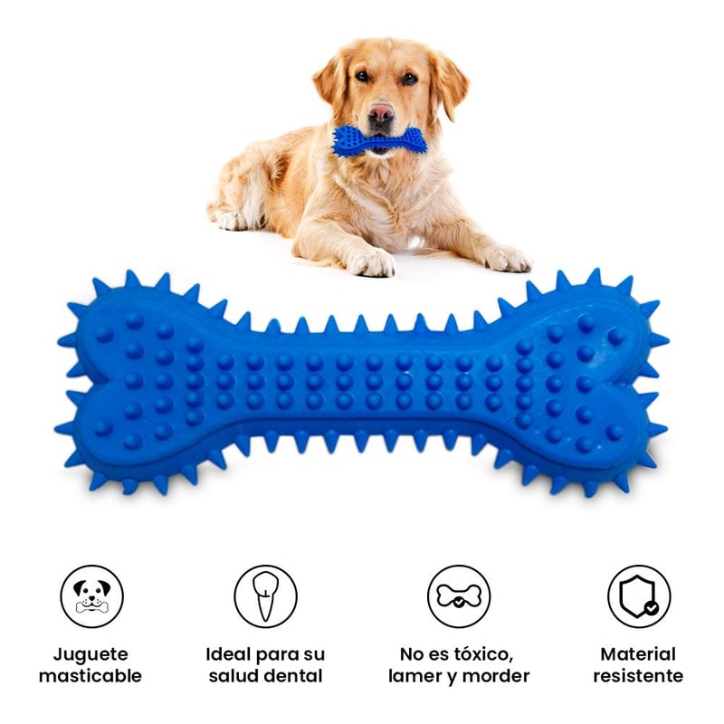 Juguete de Goma para Perro - Azul CC GROUP | falabella.com