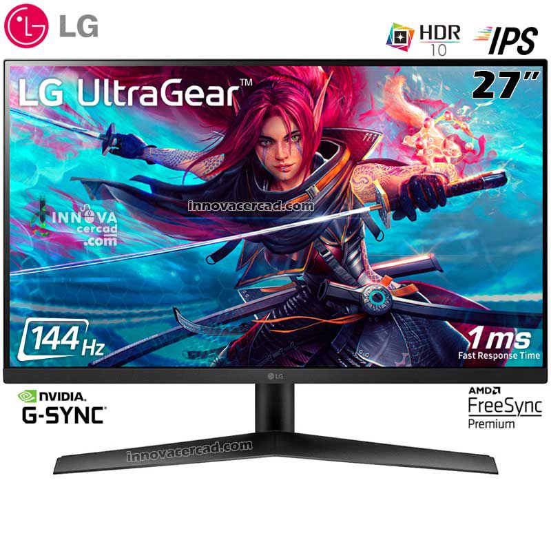 Monitor LG UltraGear 27gn60r-b 27 Full HD IPS,144Hz,1ms, G-Sync,HDR10 ...