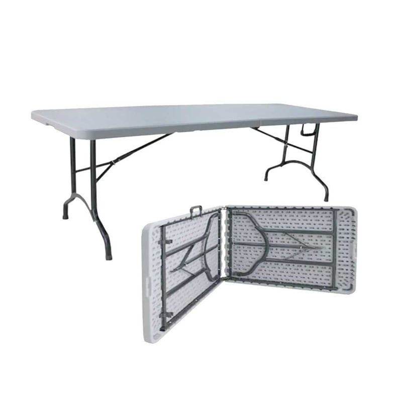 Mesa rectangular plegable 180cm - Blanco GENERICO | falabella.com