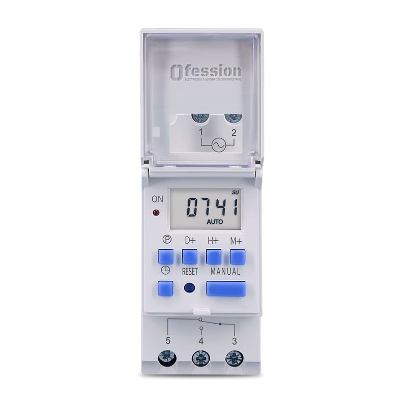 temporizador digital programable 12v timer semanal 12 voltios 30A ...