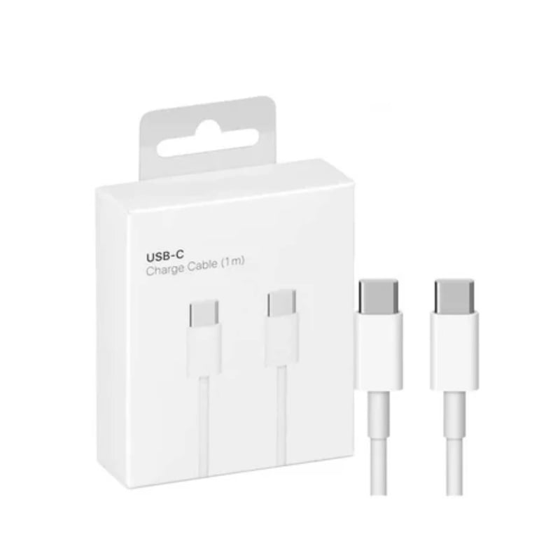 Cable USB C A C IPHONE iPad Macbook 1 METRO NUEVO- CAJA GENERICO ...