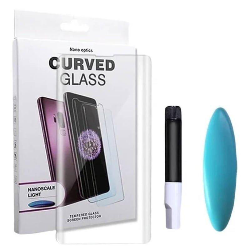 VIDRIO UV PARA SAMSUNG S22 ULTRA MICA PROTECTOR TRANSPARENTE GENERICO ...