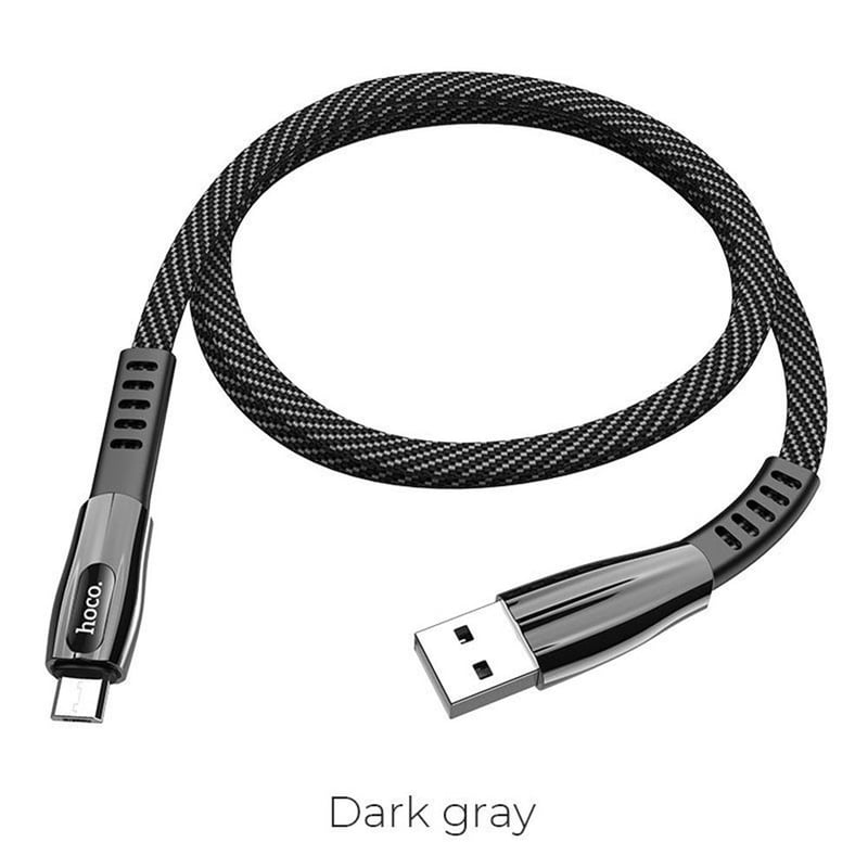 Cable USB A Micro USB V8 12m Hoco U70 Negro De Calidad y Durabilidad HOCO | falabella.com