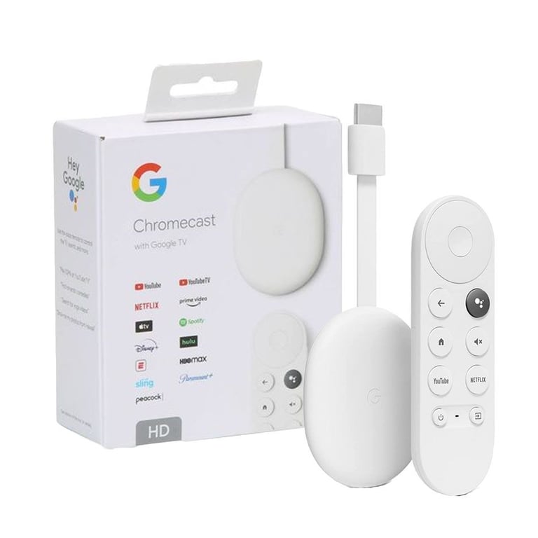 Google Chromecast HD con Google TV Cuarta Generación GOOGLE | falabella.com