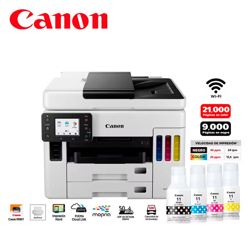 IMPRESORA CANON MULTIFUNCIONAL MAXIFY GX7010 CANON | falabella.com