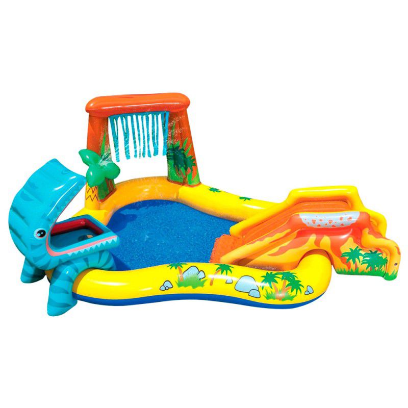 Piscina Inflable Centro de Juego Dino Cascada INTEX INTEX | falabella.com