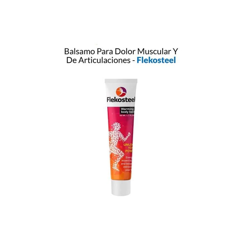 Flekosteel Balsamo Para Dolor Muscular Y De Articulaciones GENERICO ...