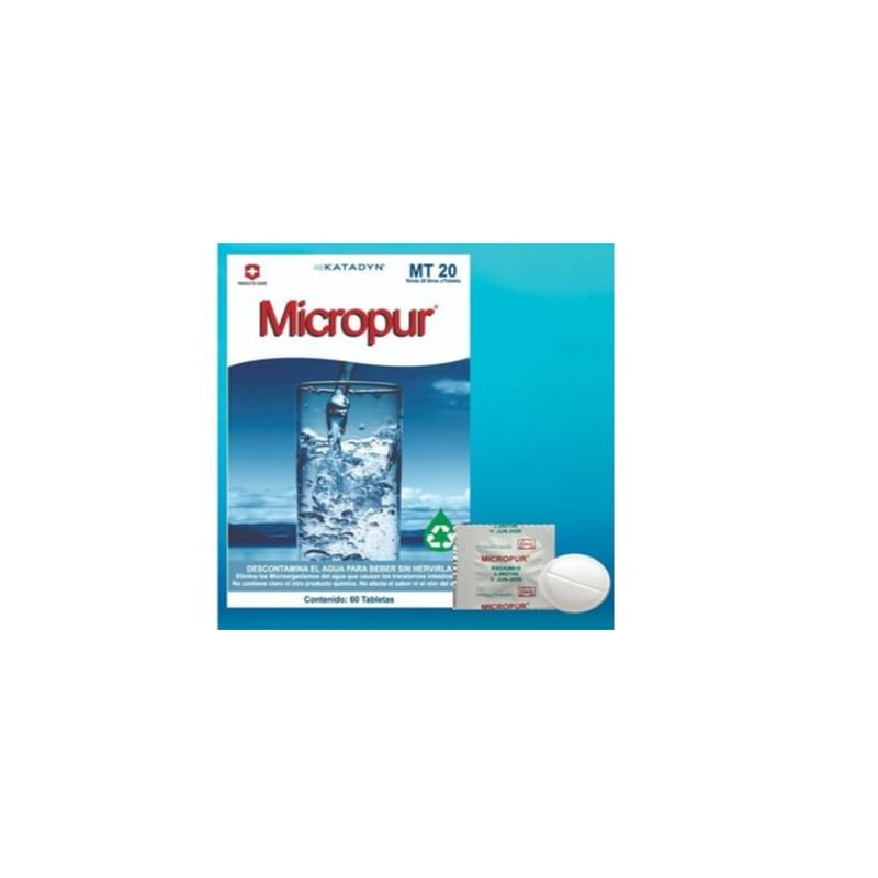 10 Pastillas purificadoras de agua MICROPUR | Sodimac Falabella