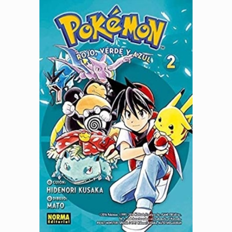 POKEMON 02 - ROJO VERDE Y AZUL 2 IBERO | falabella.com