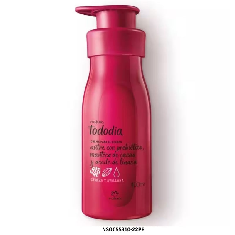 Natura - Tododia Crema Nutritiva para Cuerpo Cereza y Avellana 400 ml NATURA | falabella.com