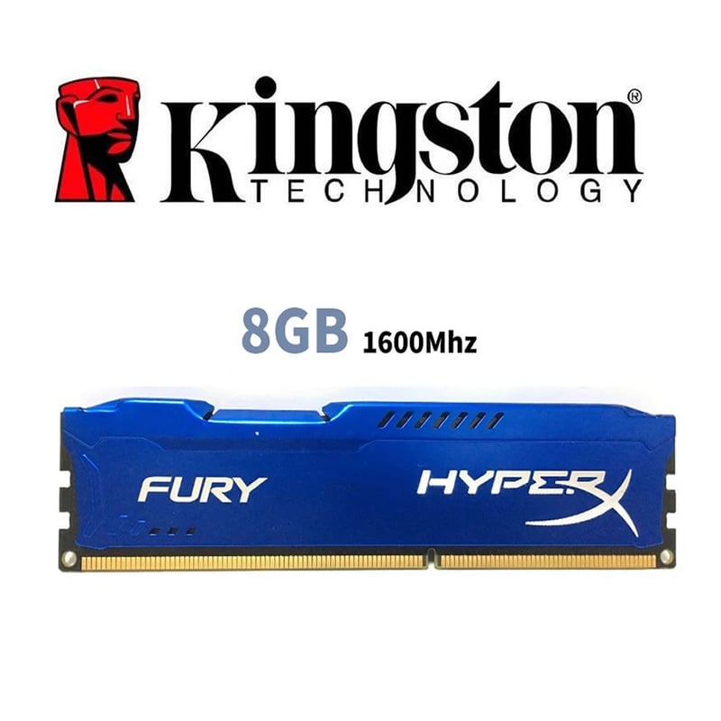 Memoria Ram Kingston HyperX Fury DDR3 8GB 1600MHz Azul KINGSTON | falabella.com