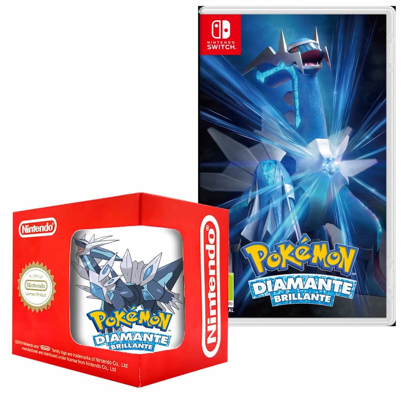 Pokemon brilliant diamond nintendo switch taza NINTENDO | falabella.com