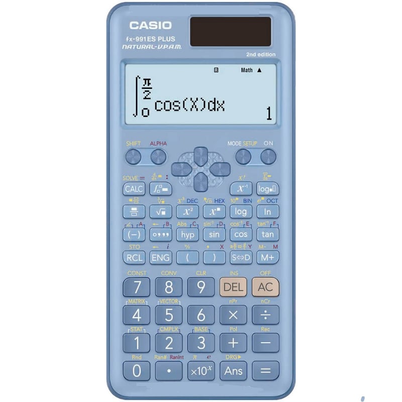 Calculadora Casio Fx-991ES PLUS Edición Especial Celeste | Sodimac Perú