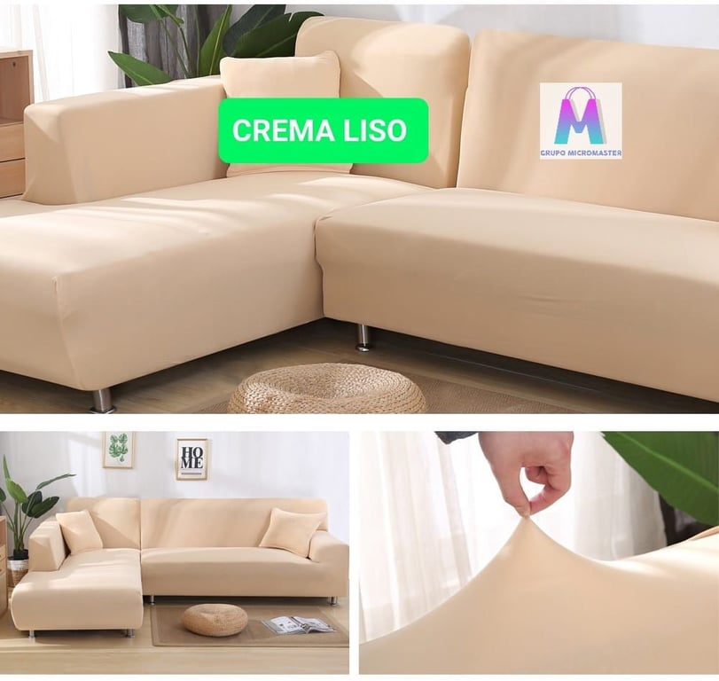 Set Forros Spandex 3-2 color Crema Liso GENERICO | falabella.com