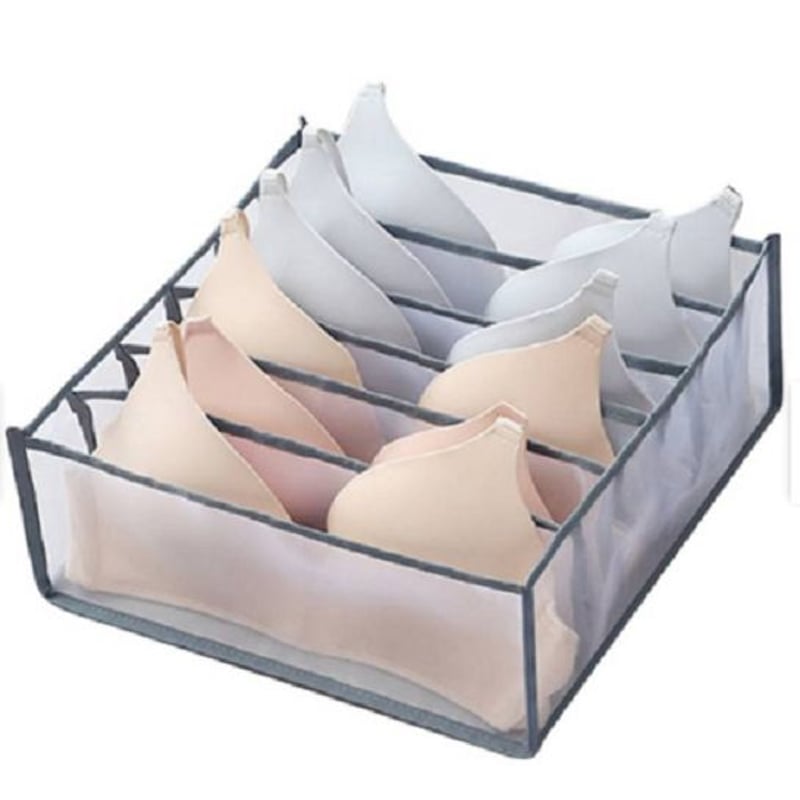 Organizador de cajón plegable para ropa interior plomo set x2 GENERICO ...