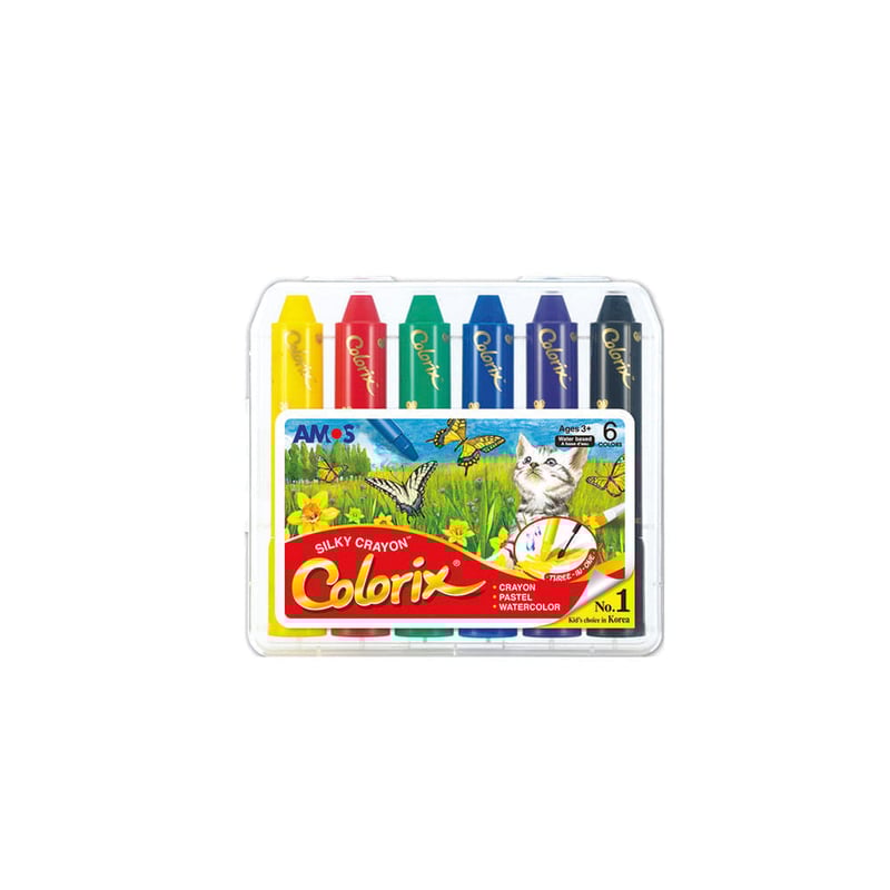 Crayones Colorix 3 En 1 (Estuche X 06) AMOS | falabella.com