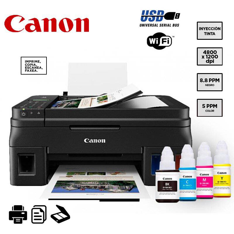 Impresora Multifuncional Canon G4110 ADF Wifi CANON | falabella.com
