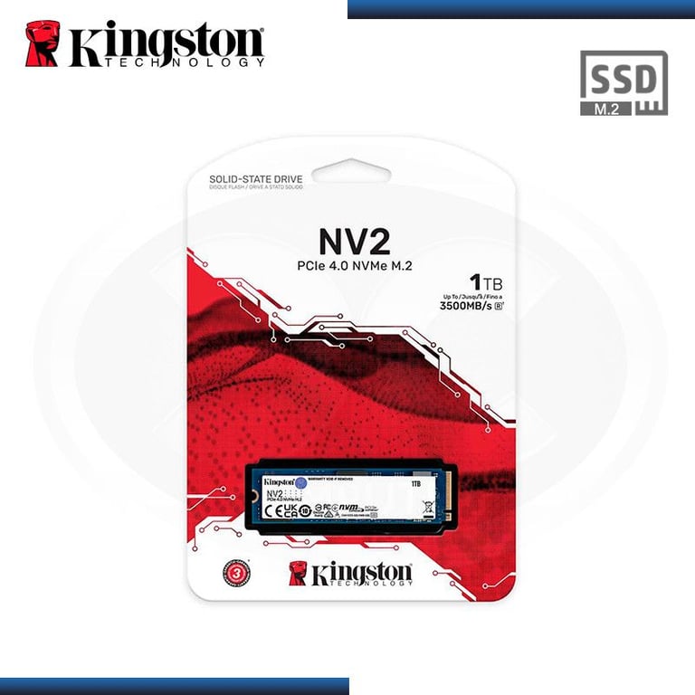 Disco Sólido SSD Kingston NV2 1 Tb PCIe 4.0 NVMe M.2 2280 KINGSTON | falabella.com