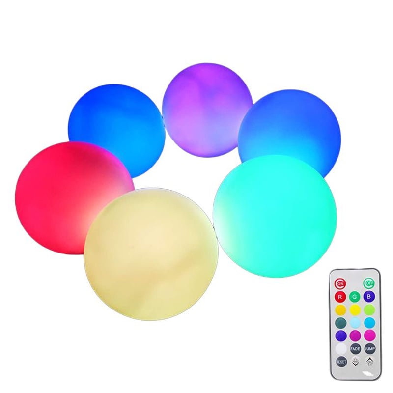 Kit Luces LED Tipo Esfera Colores Personalizables A Control Remoto ...