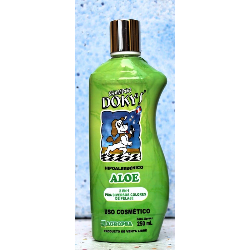 SHAMPOO PARA PERROS Y GATOS HIPOALERGENICO DOKYS ALOE 250 ML GENERICO ...